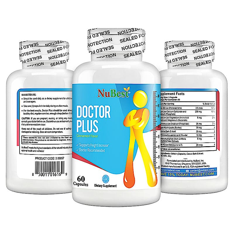 Viên Uống Doctor Plus Hỗ Trợ Tăng Chiều Cao (60 Viên) - Ovanic