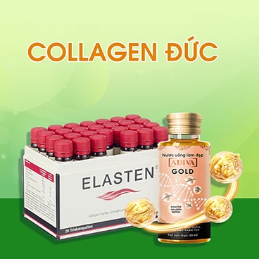 Collagen Đức Tốt Nhất | Elasten, Adiva, Biovea - Ovanic